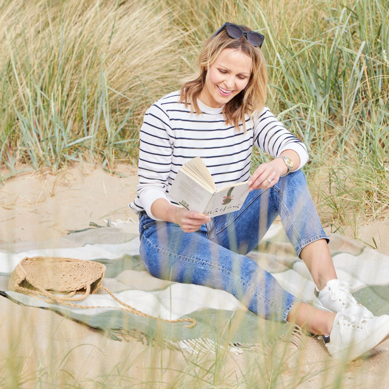 Polo Picnic Rug - Block Check Olive